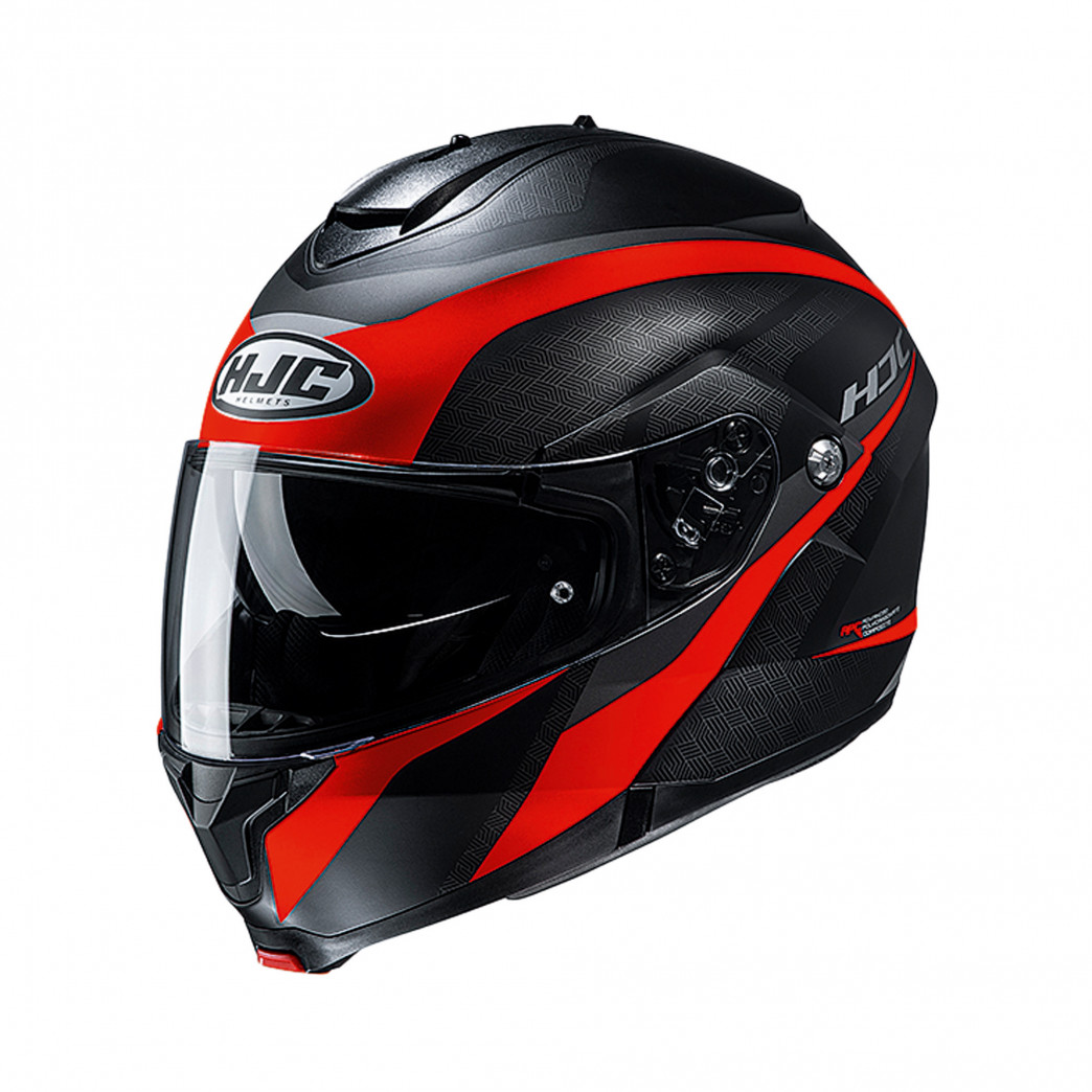 HJC HELM C91 TALY ROOD/ZWART - Gebben Motoren